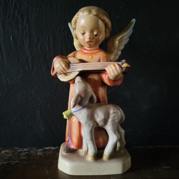 Hummel | Accents | Vintage Hummel Angel Serenade With Lamb 83 Full Bee ...
